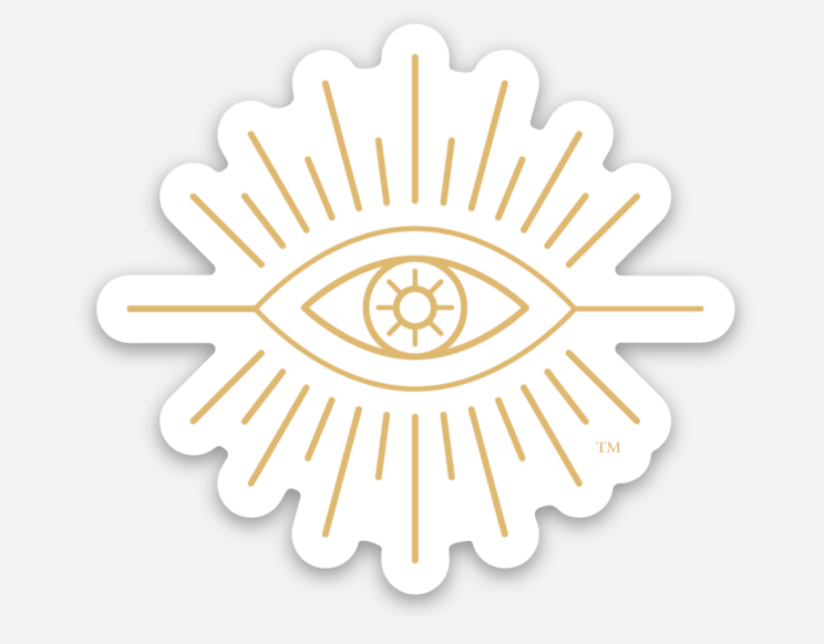 Holographic Sticker- The Oracle Eye – Alpha Zen Society